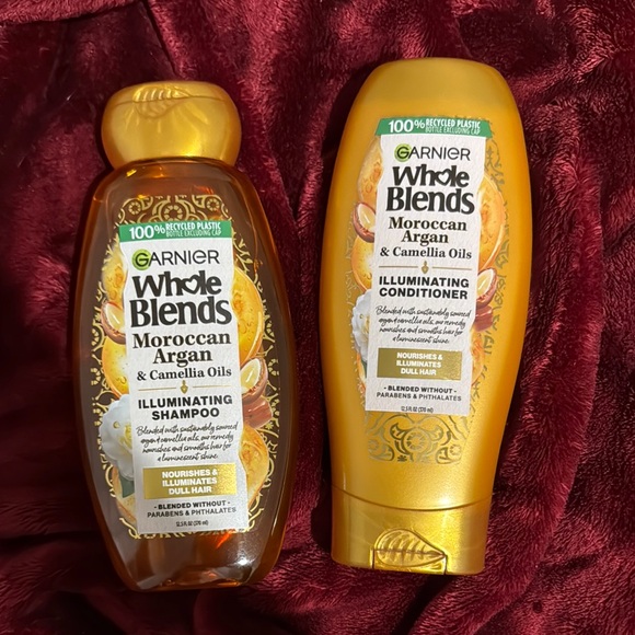 Garnier | Other | Garnier Whole Blends Moroccan Argan Shampoo And ...